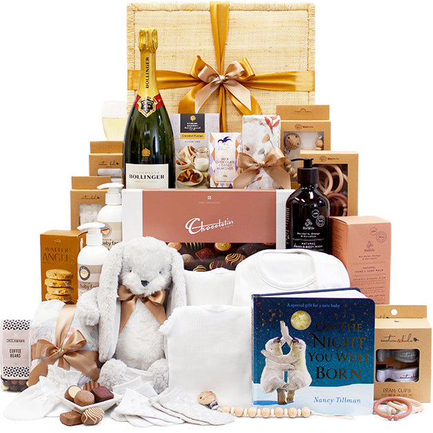 Boujee Baby Gift Basket - New Baby Gift Hampers | The Complete Basketcase