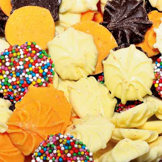 Mixed Chocolate Whirls 120g - Just Sweets | The Complete Basketcase